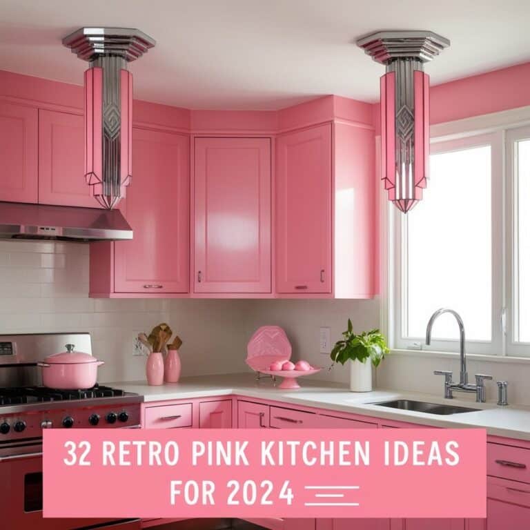 32 Retro Pink Kitchen Ideas for 2024 - Home Pedos