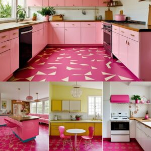 32 Retro Pink Kitchen Ideas for 2024 - Home Pedos