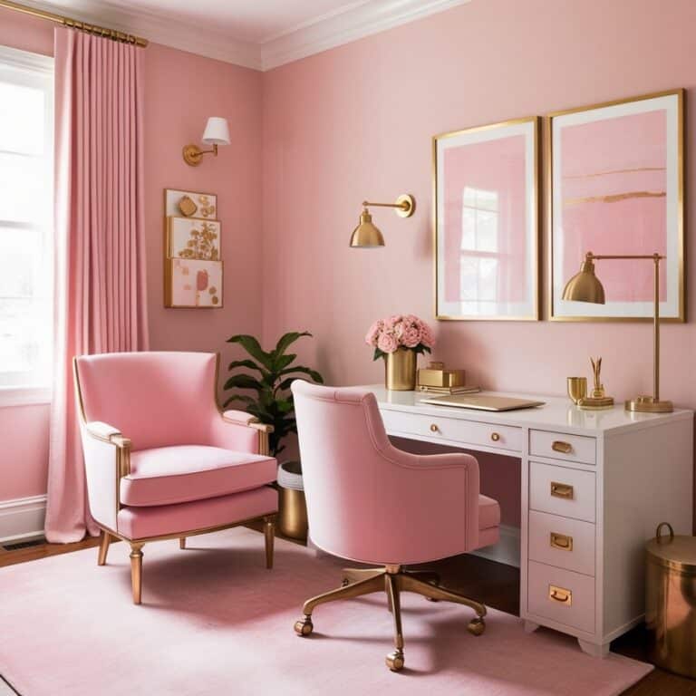 19 Pink Home Office Ideas - Home Pedos