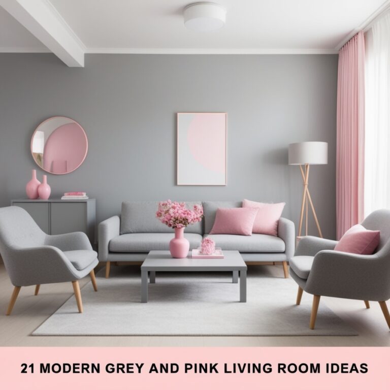 21 Modern Grey and Pink Living Room Ideas - Home Pedos