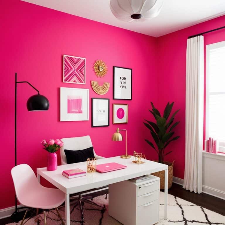 19 Pink Home Office Ideas - Home Pedos