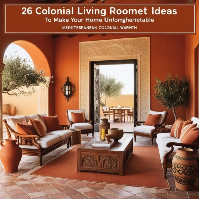 26 Colonial Living Room Ideas to Make Your Home Unforgettable - Home Pedos