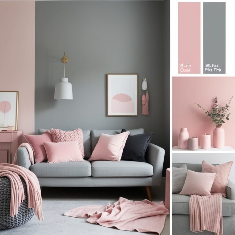 21 Modern Grey and Pink Living Room Ideas - Home Pedos