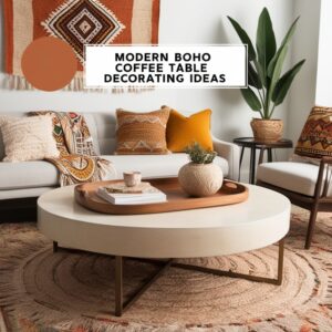 30 Modern Boho Coffee Table Decorating Ideas You Must Try - Home Pedos