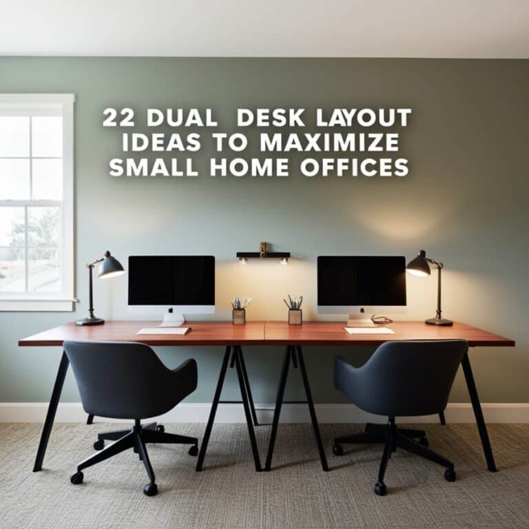 22 Dual Desk Setup Layout Ideas to Maximize Small Home Offices - Home Pedos