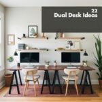 22 Dual Desk Setup Layout Ideas to Maximize Small Home Offices - Home Pedos