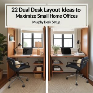 22 Dual Desk Setup Layout Ideas to Maximize Small Home Offices - Home Pedos