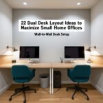 22 Dual Desk Setup Layout Ideas to Maximize Small Home Offices - Home Pedos